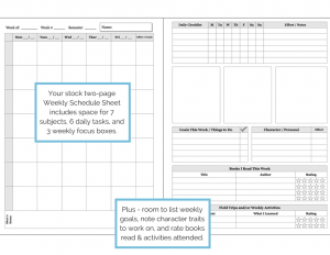 Homeschool Student Planner - A Plan in Place